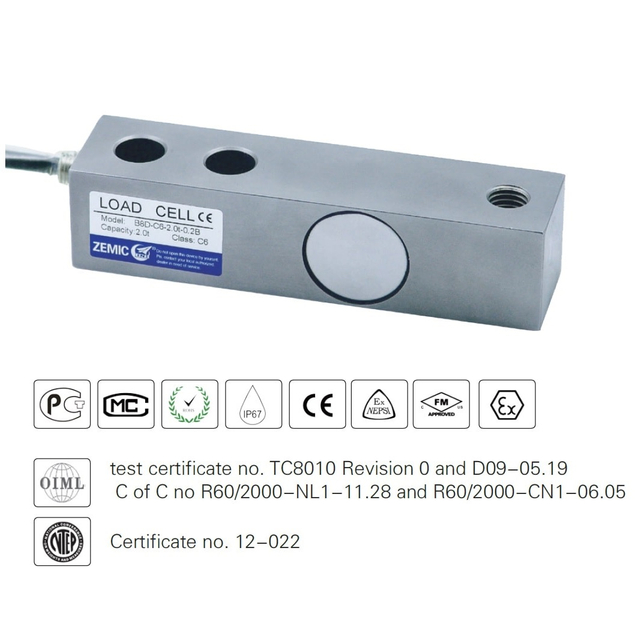 China Loadcell B8D stainless steel shear beam load cell manufacturers ...